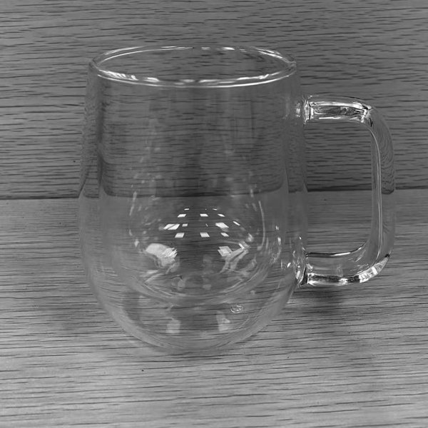 Ebern Designs 2 Pack 270ml Double Walled Glass Coffee Mugs With Handle Wayfair Canada